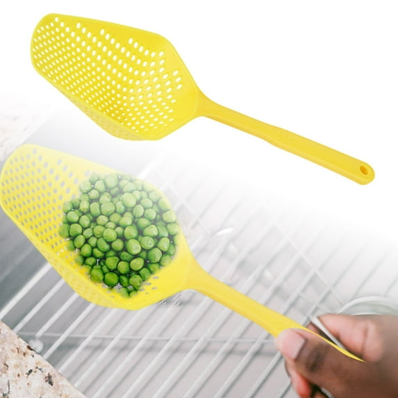 uvwlwu Extra Long Handle Kitchen Strainer Spoon Tool for Draining Pasta ...