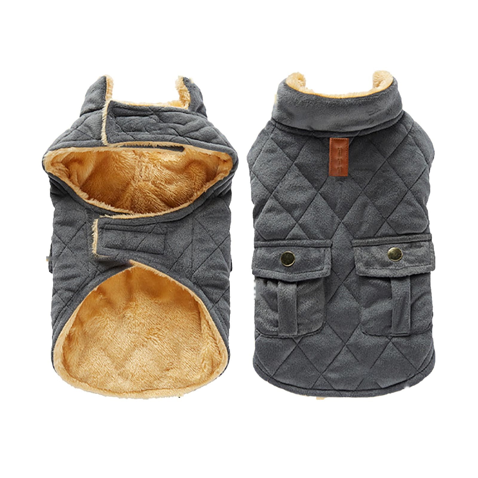 uvwlwu Insulated Reflective Winter Coat With Warm And Water Fabric For ...