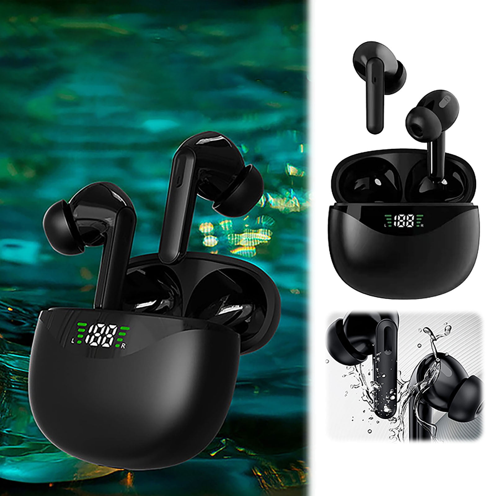 uvwlwu JS121 Wireless Headset with Advanced Connectivity and Superior ...