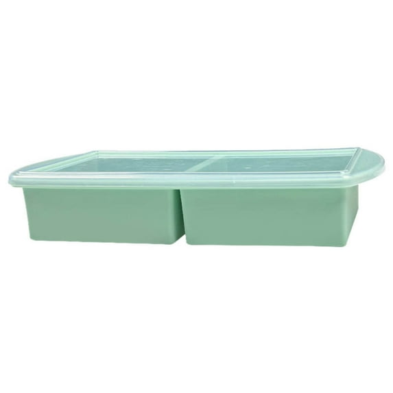 uvwlwu Large Silicone Ice Cube With Lid Soup Crisper Food Storage Box ...