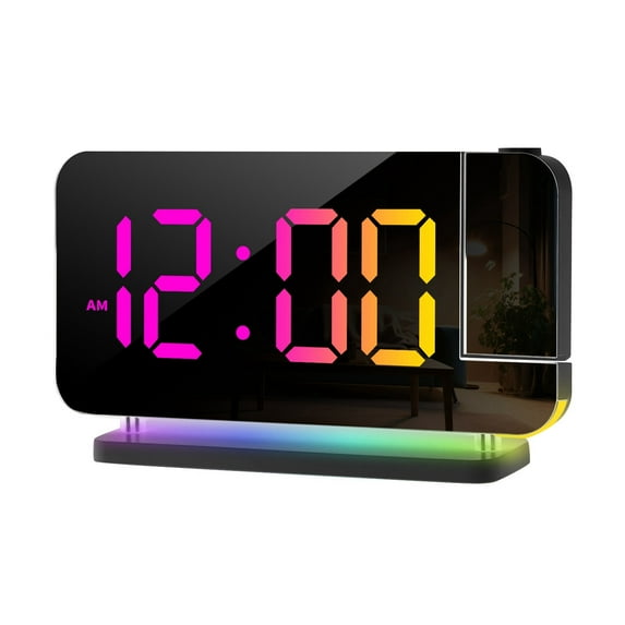 uvwlwu Multifunction Digital Display Clock With Projection Date ...