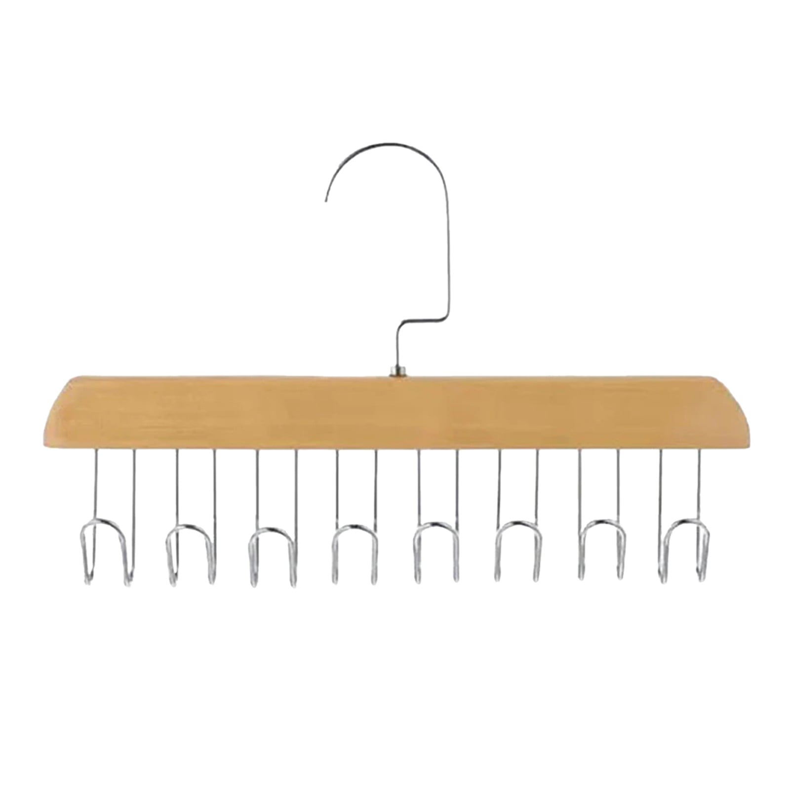 uvwlwu Non Multi Hook Clothes And Hat Rack Multifunctional Solid Wood ...