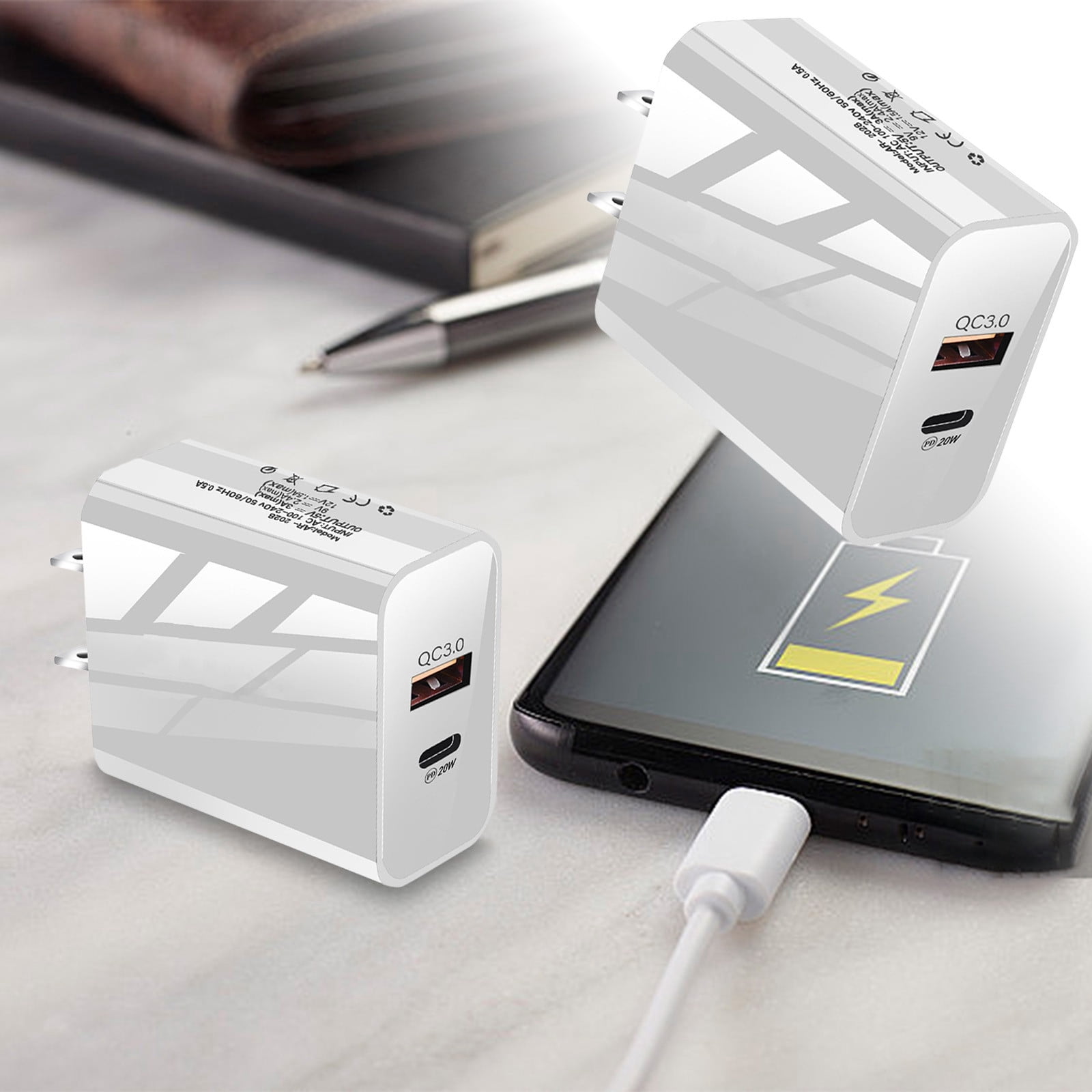 uvwlwu Port USB Travel Power Adapter Global Mobile Phone Charger US ...