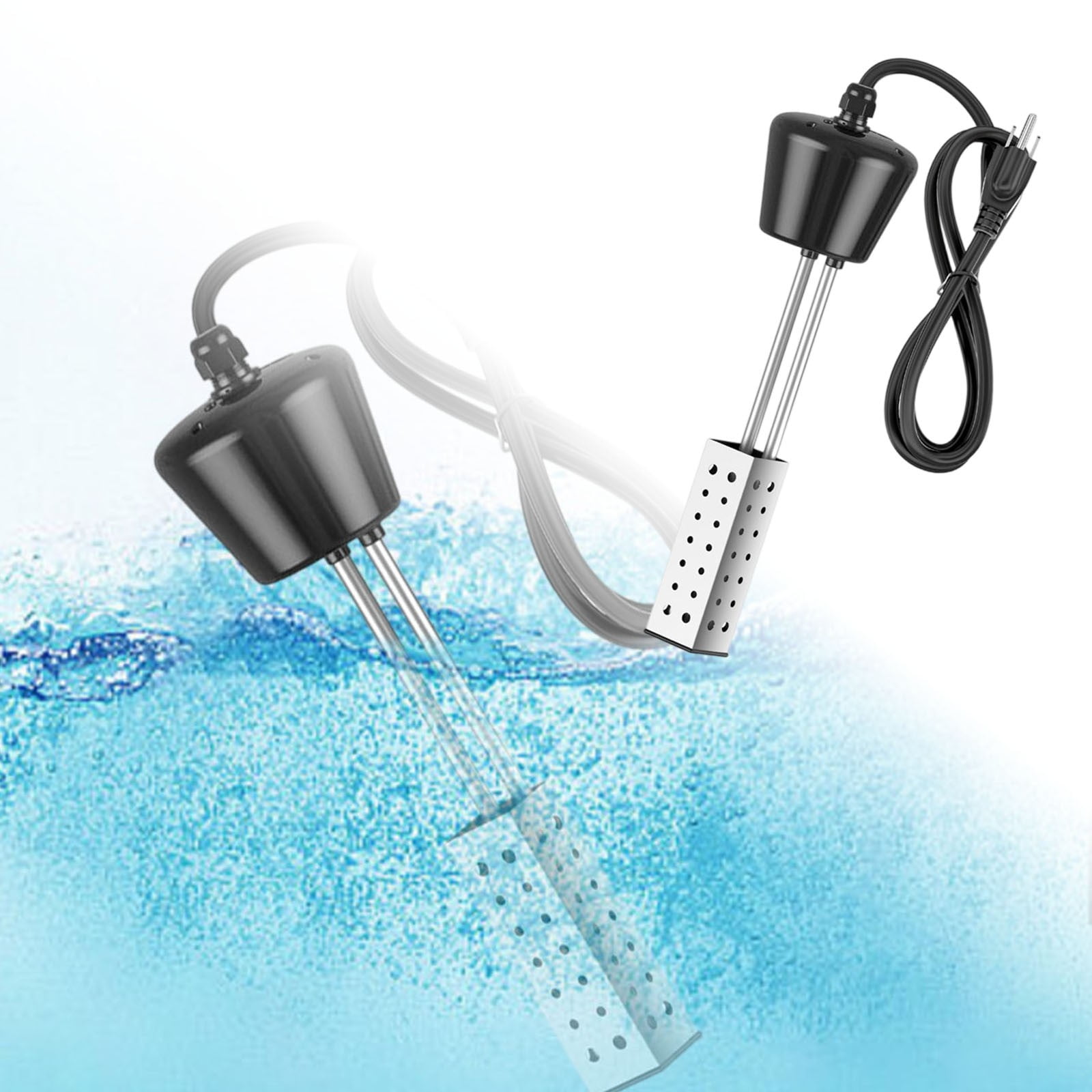 uvwlwu Portable 1500W Smart Water Heater for Above Ground Swimming ...