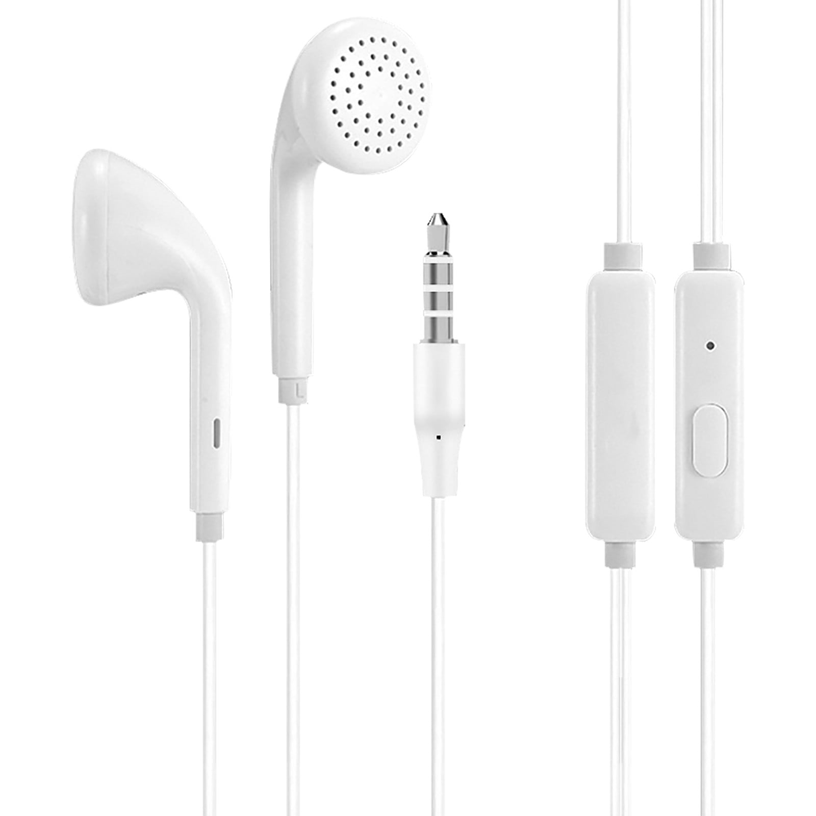 uvwlwu Retro Wired Earbuds, 3.5mm Classic Headphones with Microphone ...