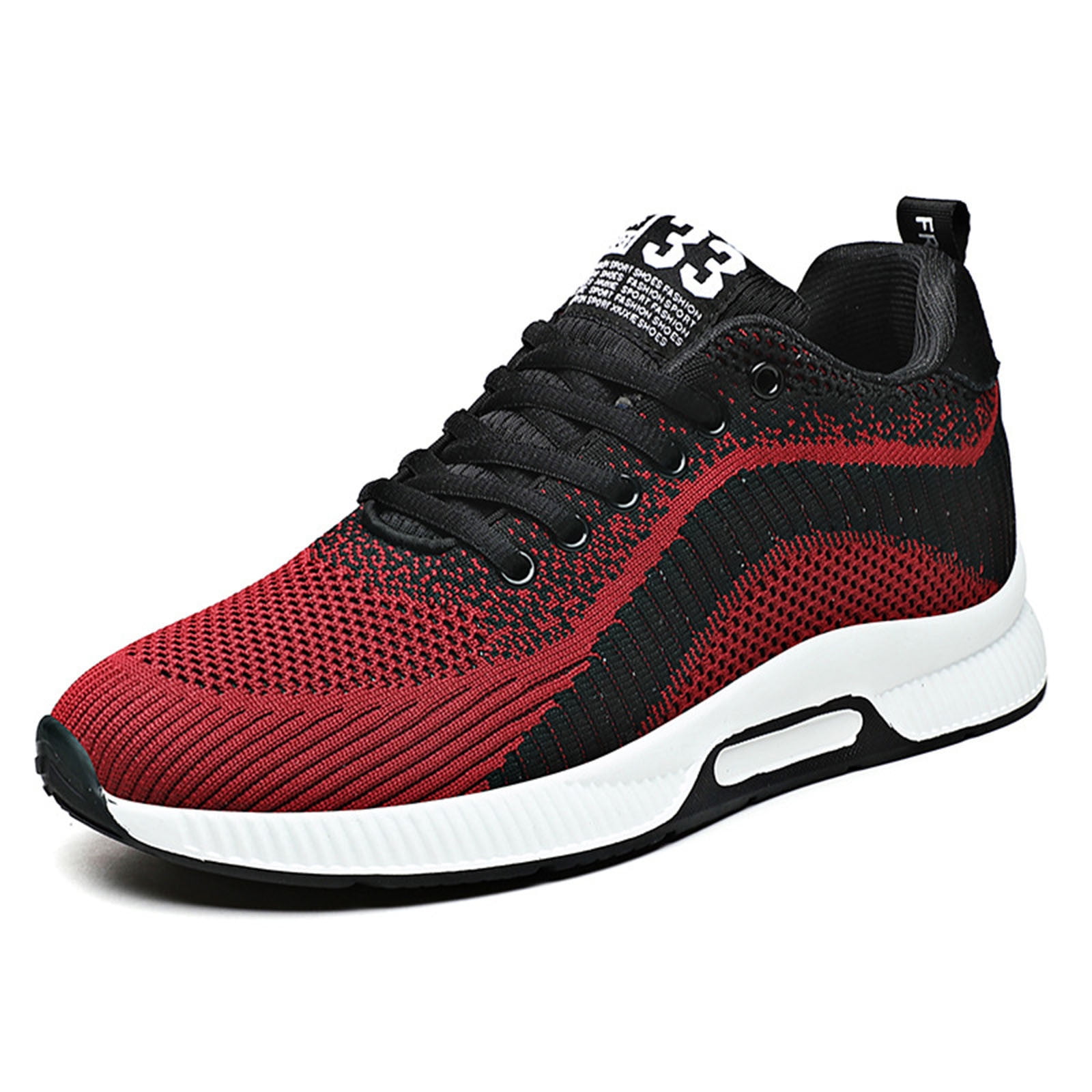 uvwlwu Sneakers for Men Couple Elevator Shoes Casual Mesh Trainers ...
