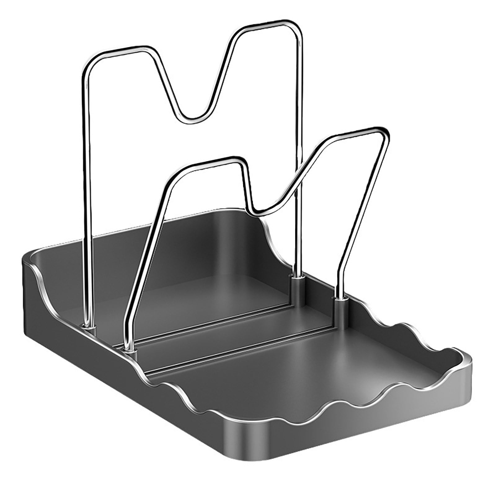 uvwlwu Stainless Steel Spoon and Lid Rest Organizer for Stovetop and ...