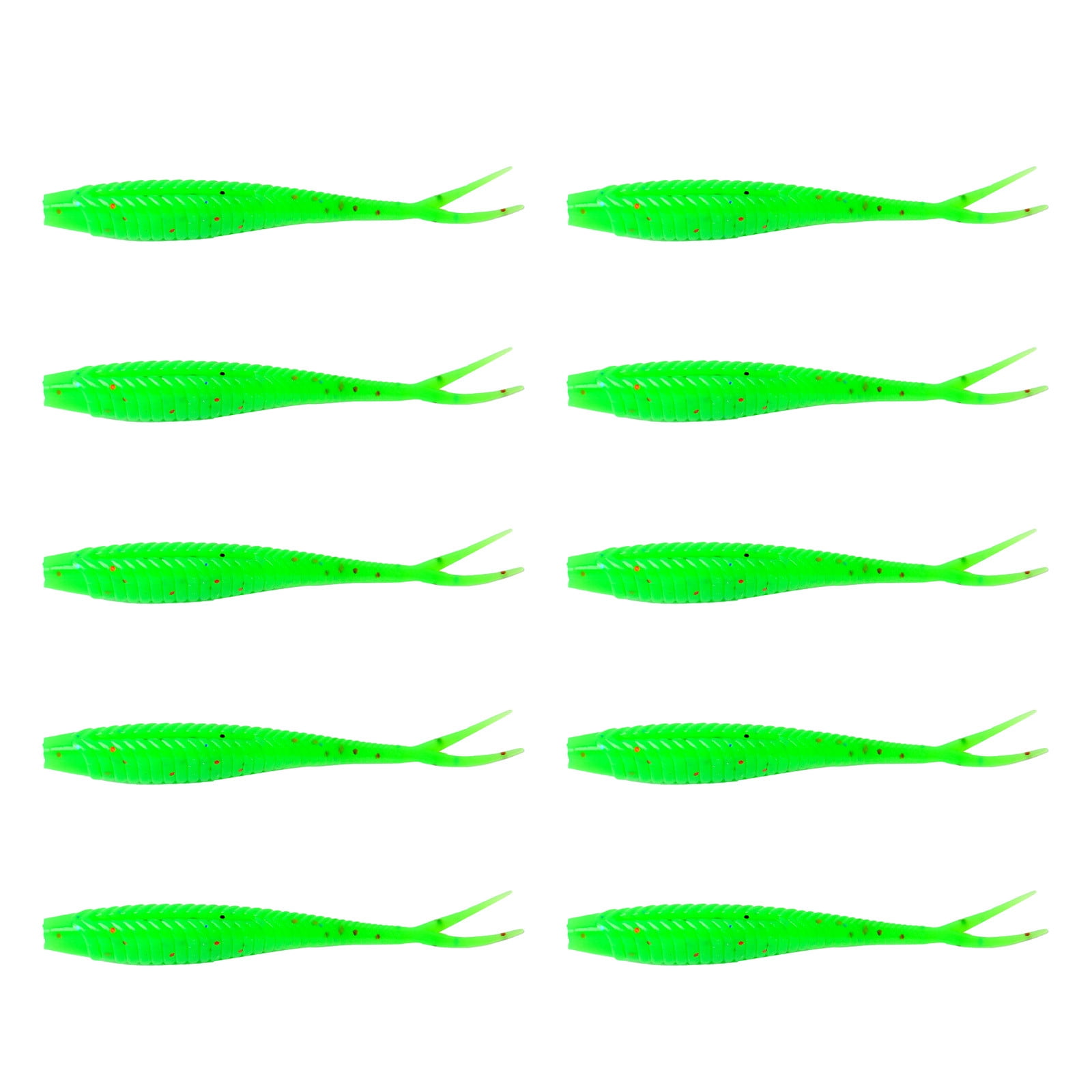 uvwlwu Tail Swimbaits 2.7 Inch Two Tone Color Swim 10/20 Pcs Fishing ...