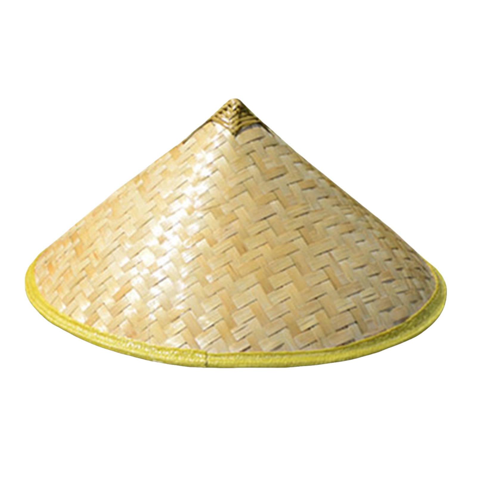 uvwlwu Traditional Chinese Handwoven Rattan Steeple Hat for Outdoor Sun ...