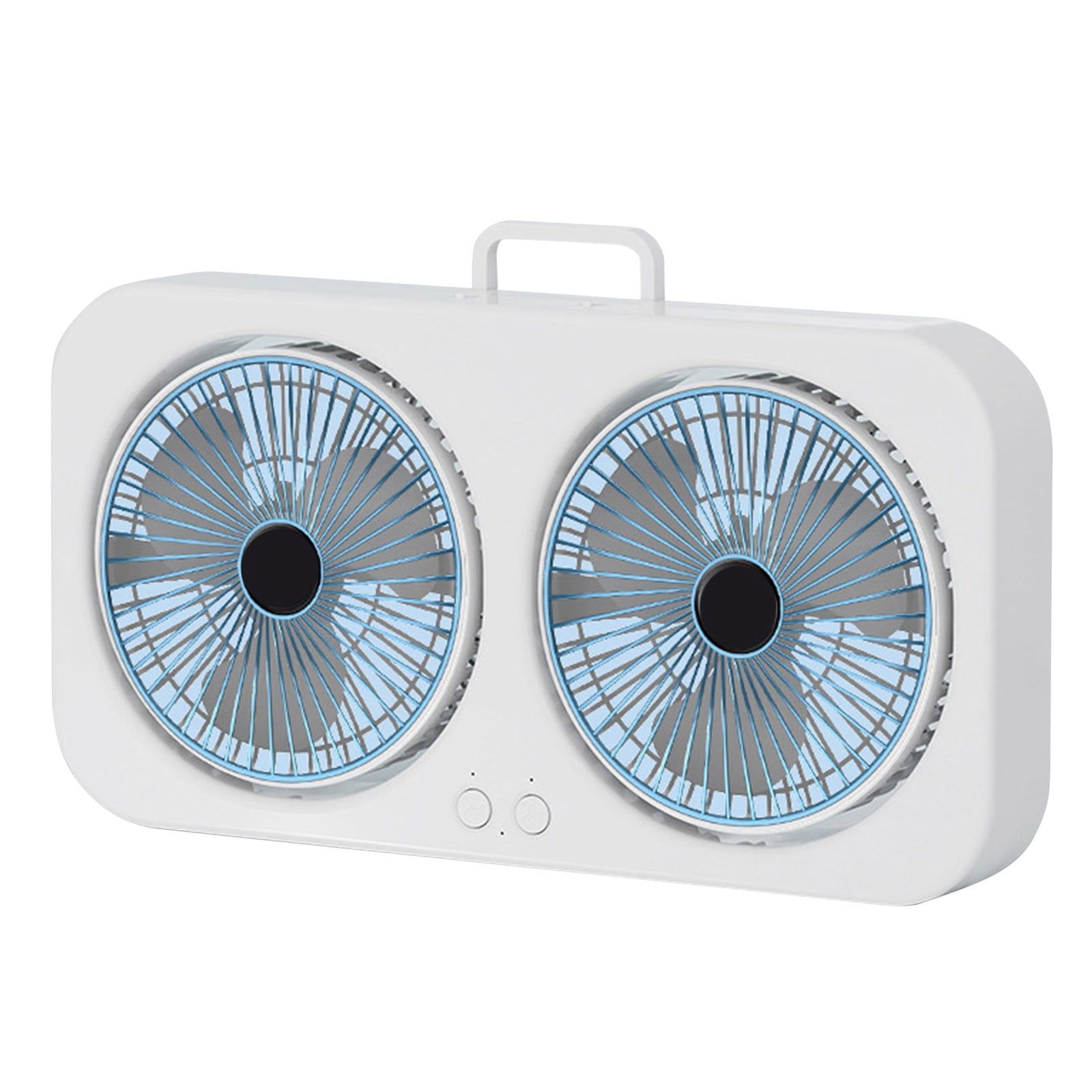uvwlwu USB Portable Fan With Heads – Wall & Desktop Use – Compact ...
