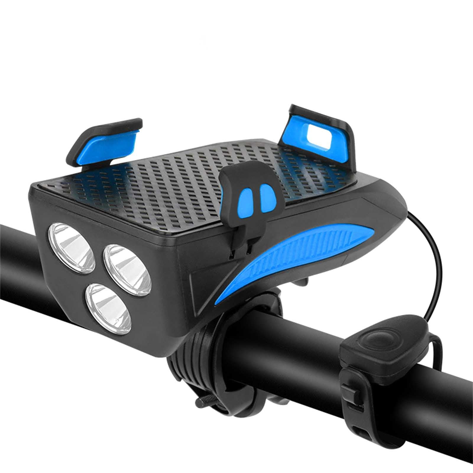 uvwlwu Universal Bike Phone Mount with Integrated LED Headlight and ...