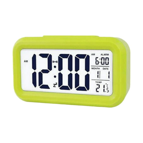 uvwlwu Upgraded Digital Alarm Clock with Large LED Display Temperature ...