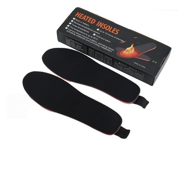 uvwlwu Wireless Heated Insoles – Rechargeable Soothing Heat For Plantar ...