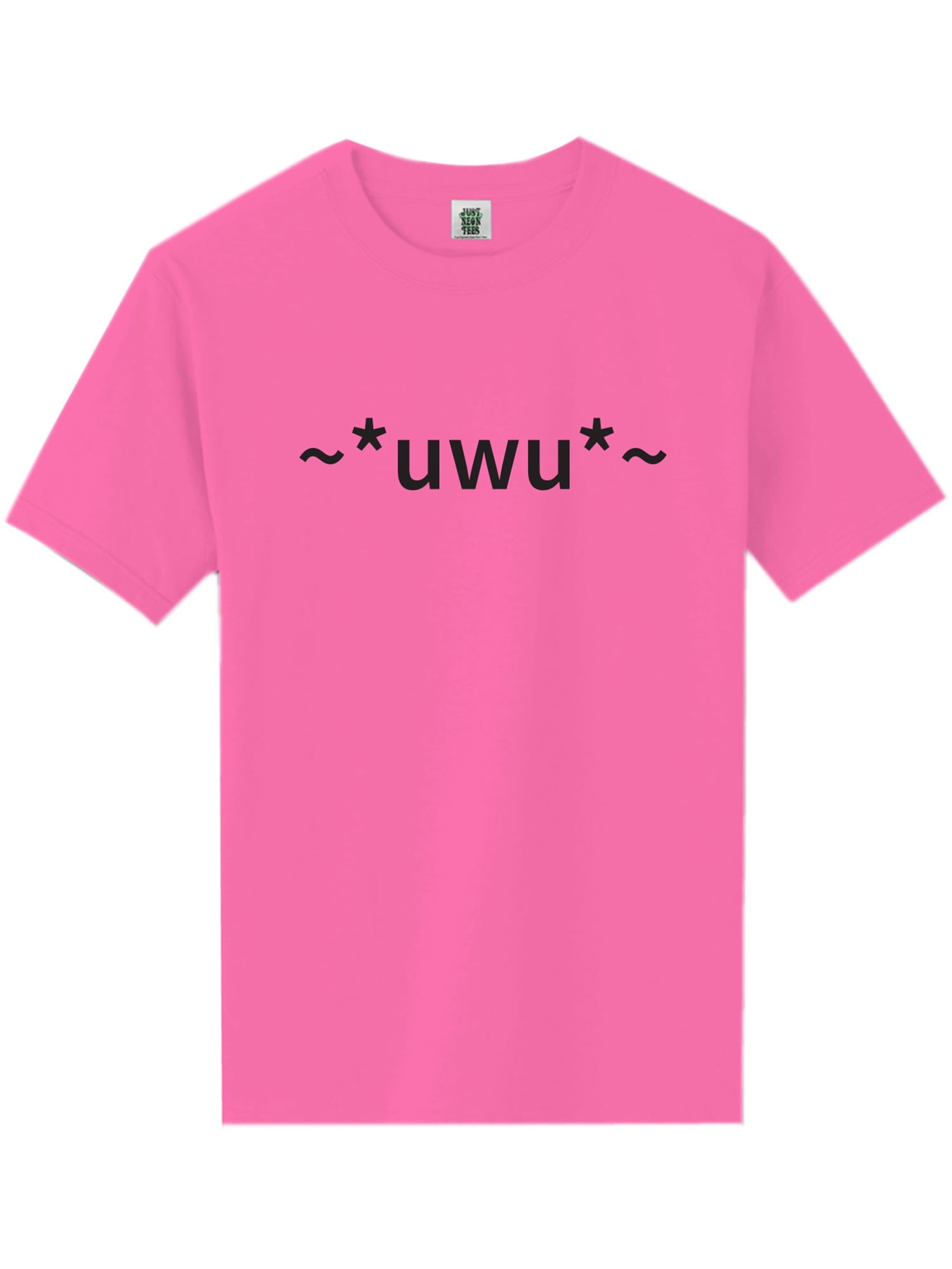 uwu Short Sleeve Neon T-Shirt - Walmart.com
