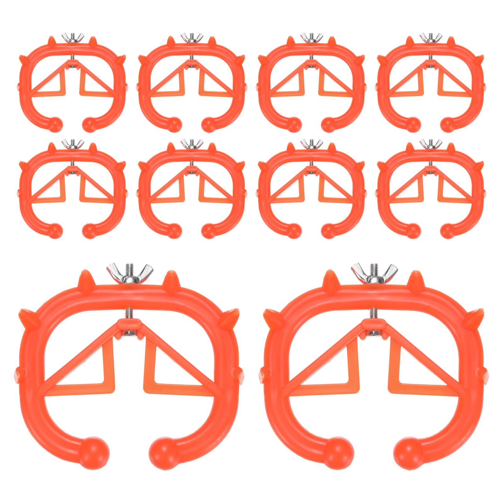 uxcell 10-Pack Cow Nose Rings, 3.74"(L) x 3.15"(W) Plastic Farm ...