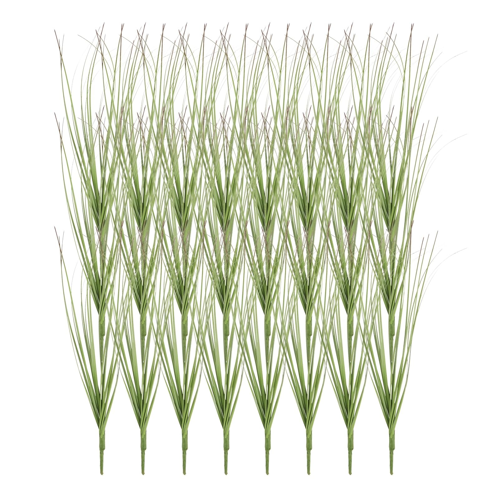 uxcell 24Pcs Artificial Grass Plants, 13.8" Plastic Fake Wheat Grass ...