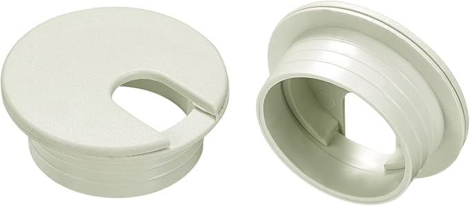 uxcell 2Pcs Cable Hole Cover, 1.38Inch/35mm ABS Desk Cable Wire Cord ...