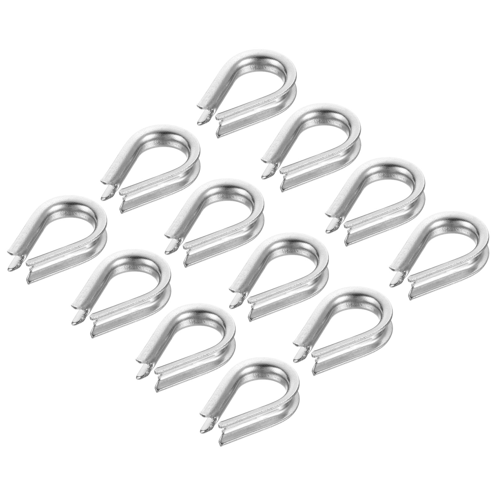 uxcell 2mm 1/16 Inch Wire Rope Thimble 20Pcs Cable Thimbles 304 ...