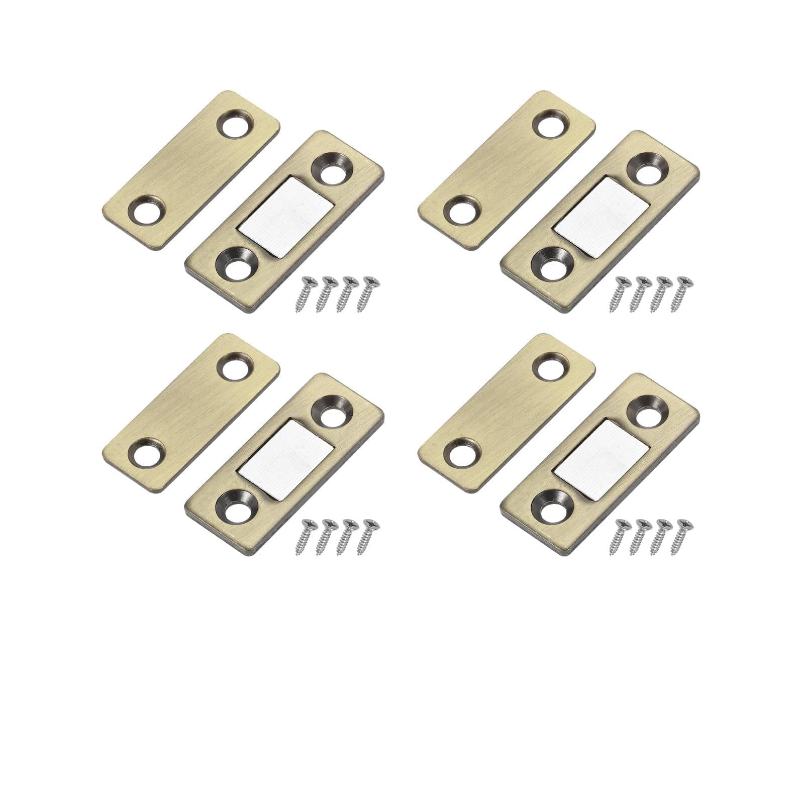 uxcell 4Pcs Cabinet Magnet Latch, Adhesive Drawer Latch Magnetic ...