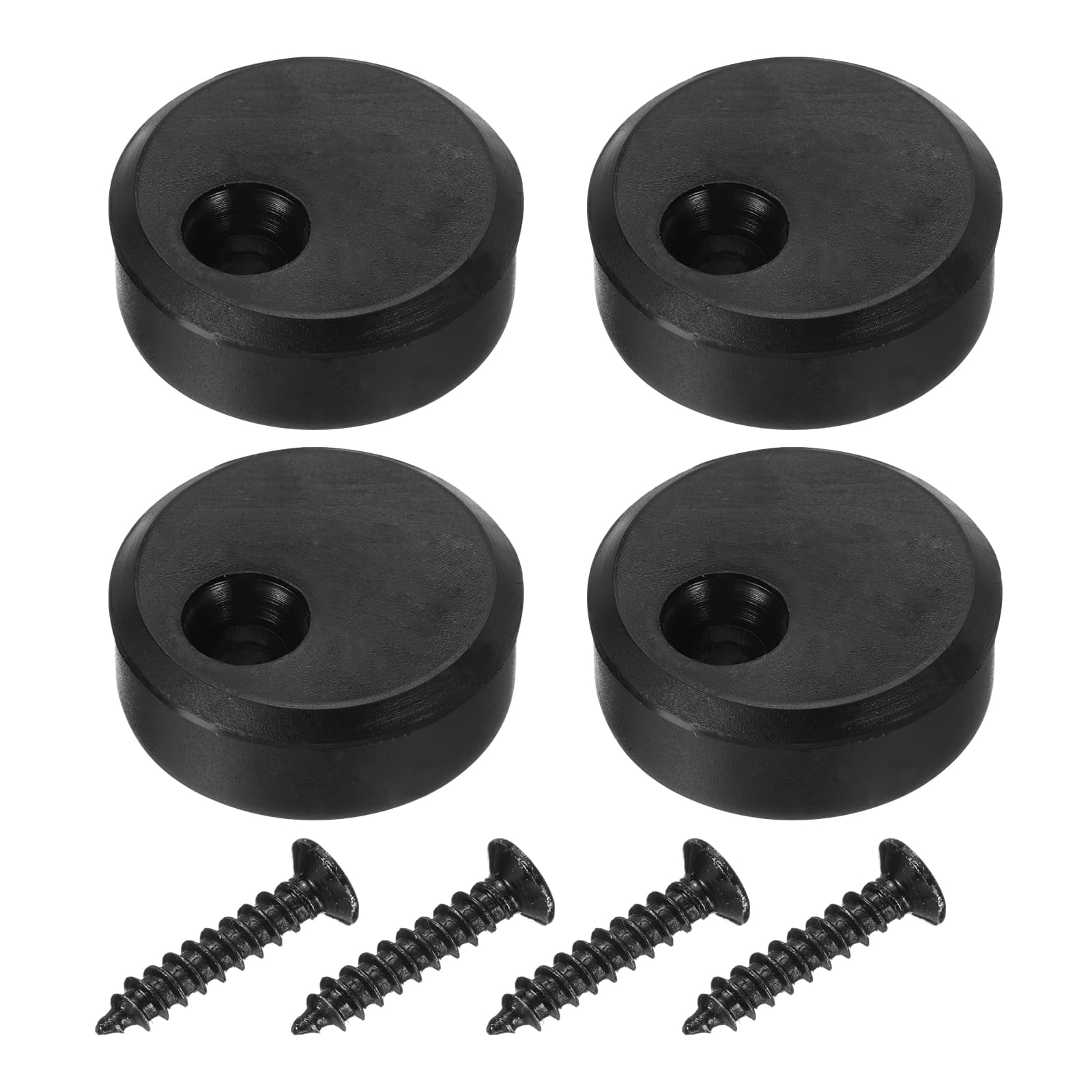 uxcell 4pcs Anti-Jump Disk Block, Sliding Barn Door Hardware Anti-Skip ...