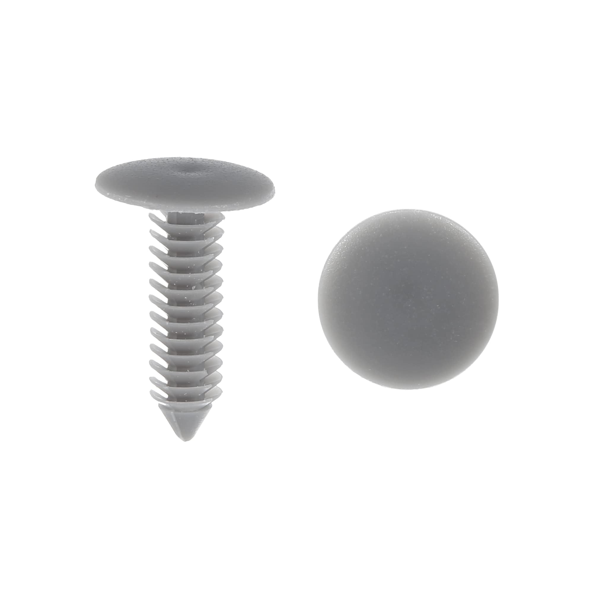 uxcell 50 Pcs Gray MMF7 Plastic Door Bumper Retainer Clips Rivets for ...