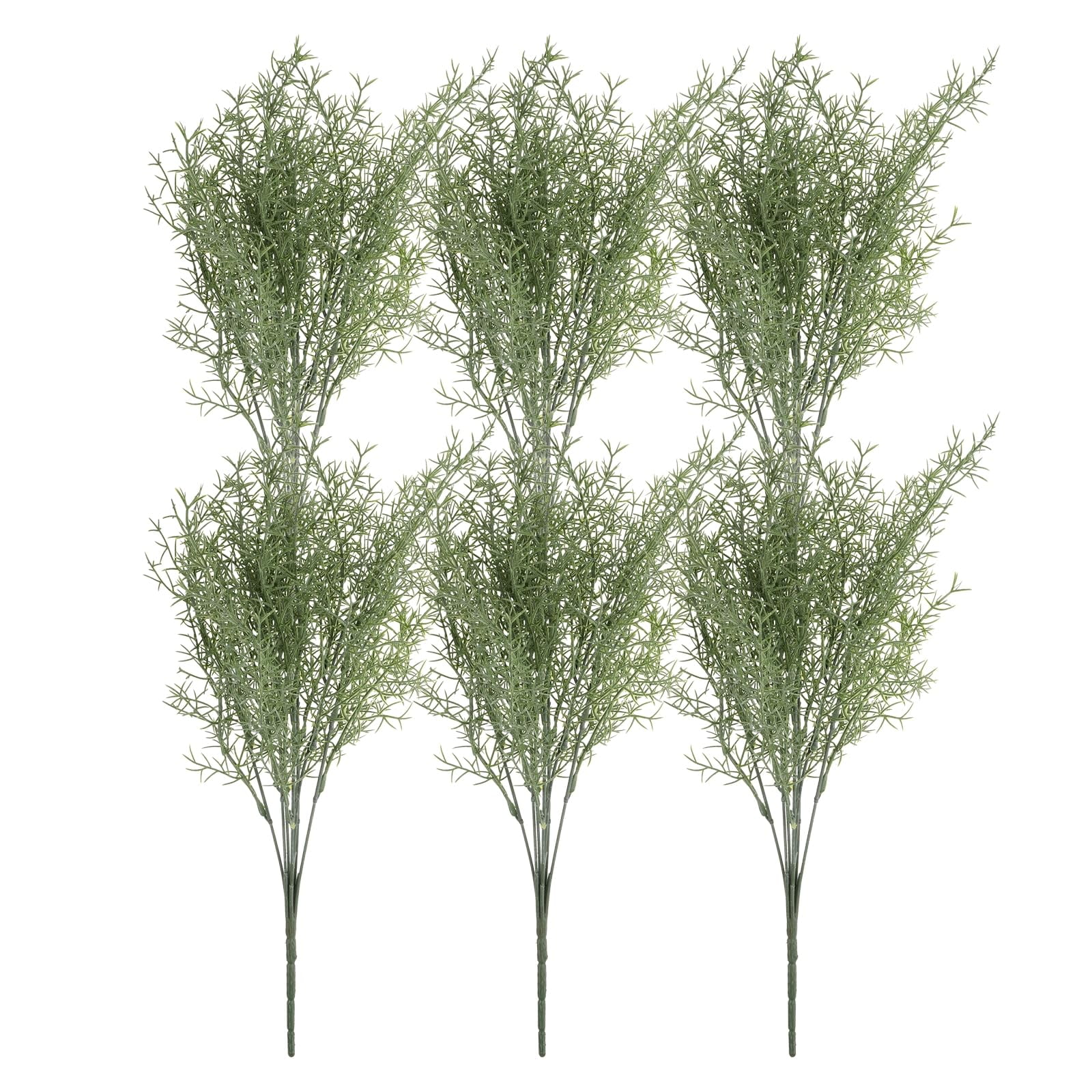 uxcell 6Pcs Artificial Grass Plants, 14.6" Plastic Fake Tall Grass ...