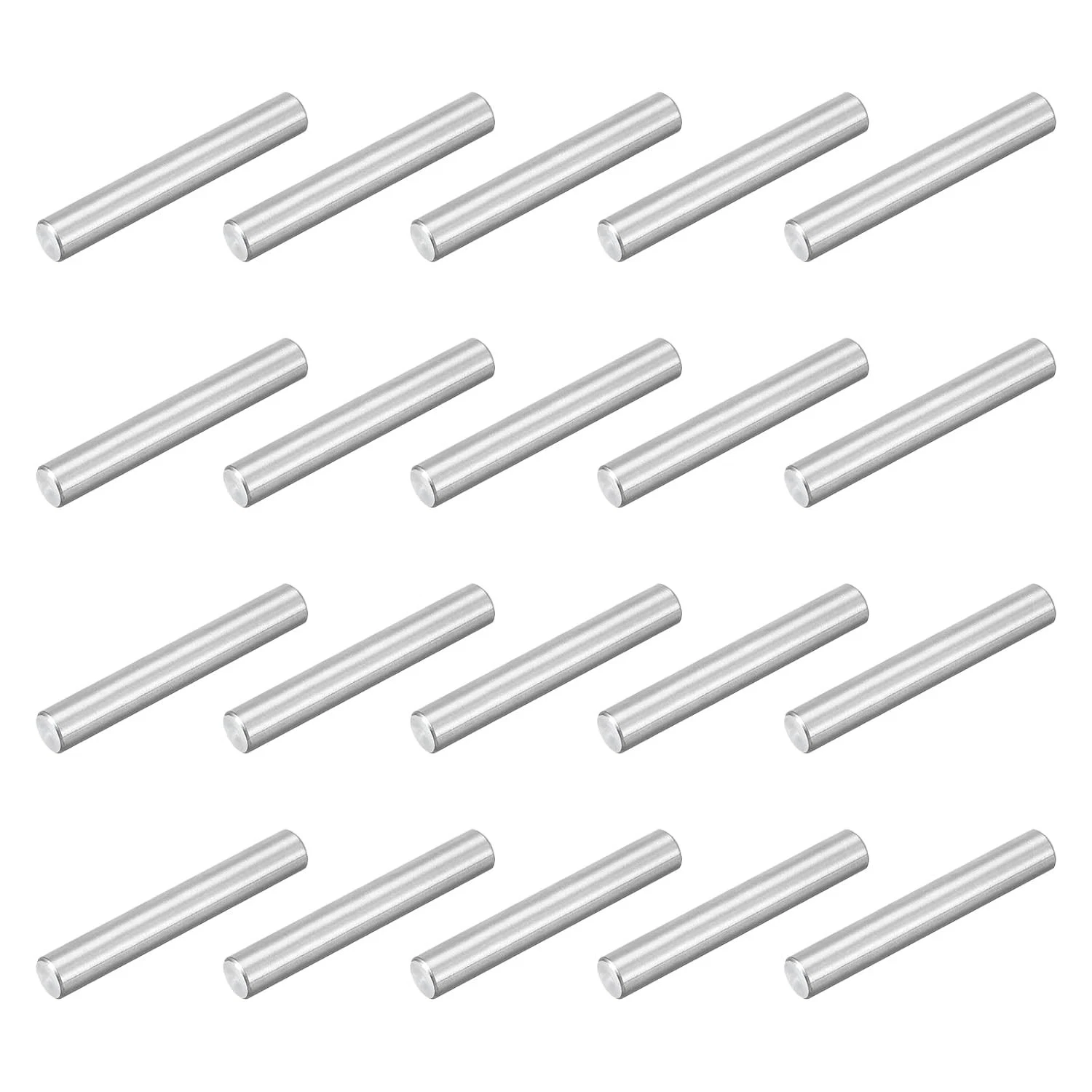 uxcell 80Pcs M3x18mm 304 Stainless Steel Dowel Pin, Cylindrical Shelf ...