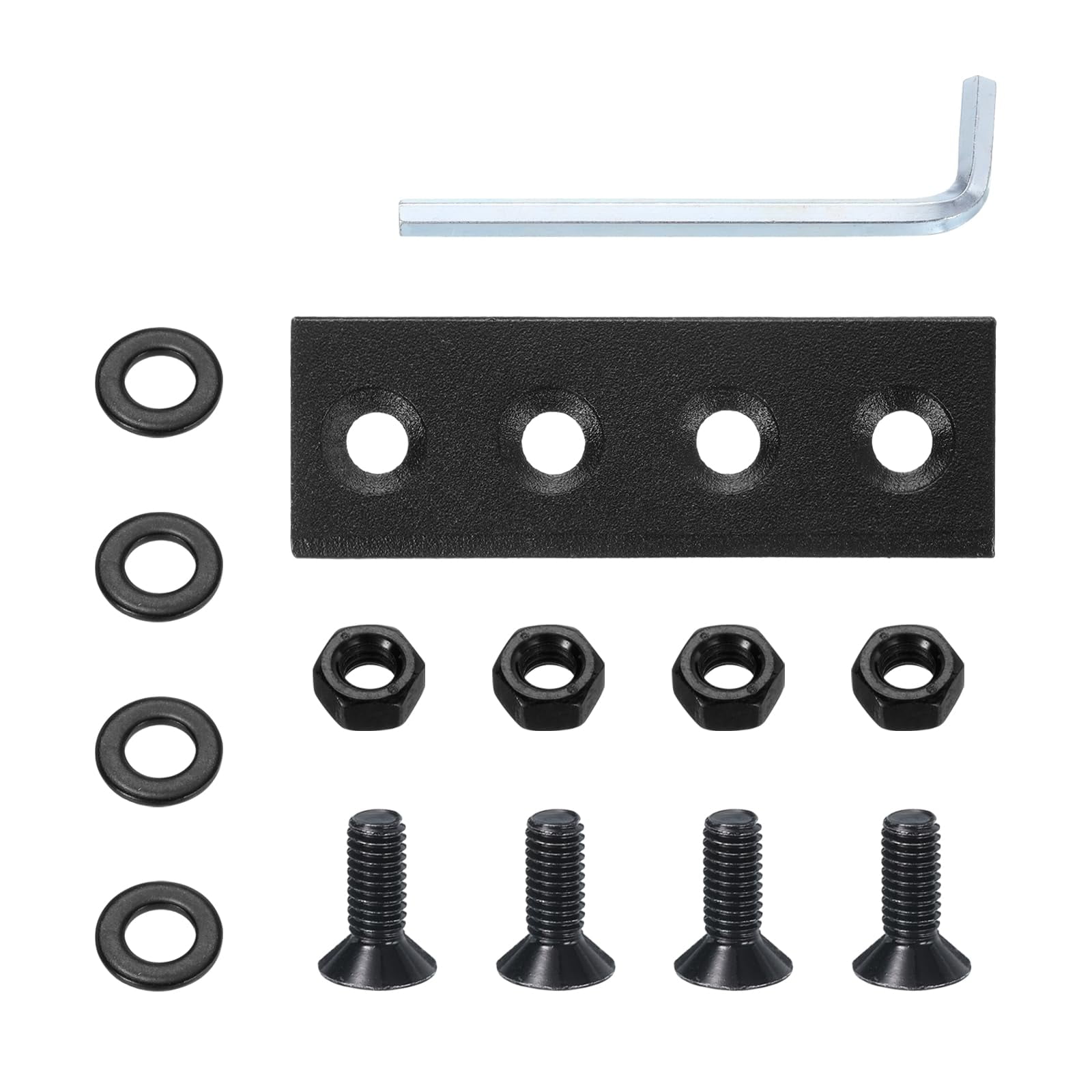 uxcell Barn Door Hardware Track Connector Sliding Barn Door Splicing ...