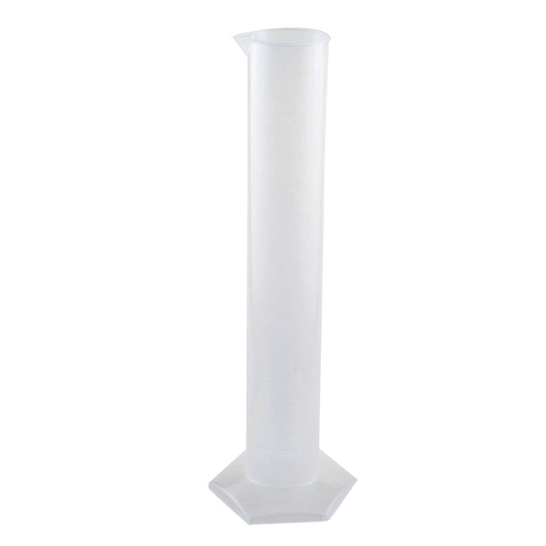 uxcell Chemistry Set Liquid Measuring Tool Plastic Graduated Cylinder ...