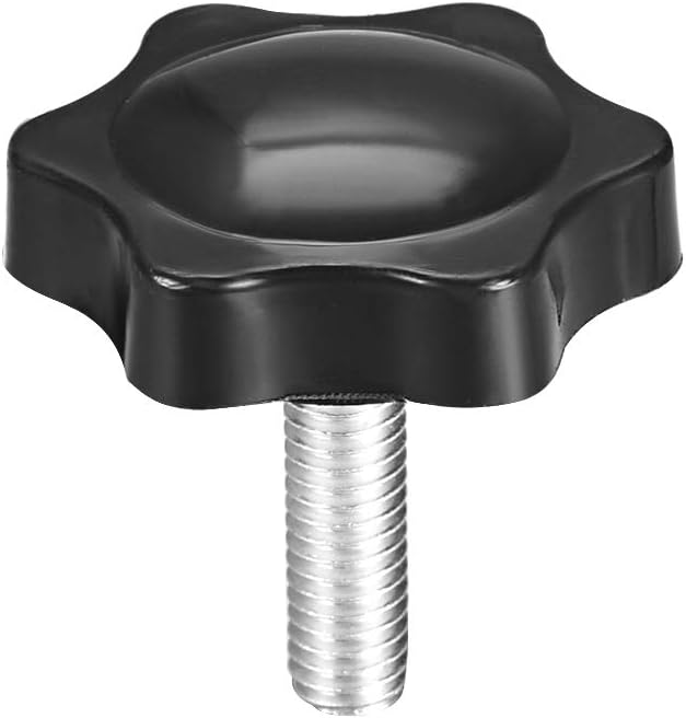 uxcell Clamping Handle Screw Knobs Handle Star Knob M6 x 20mm Male ...
