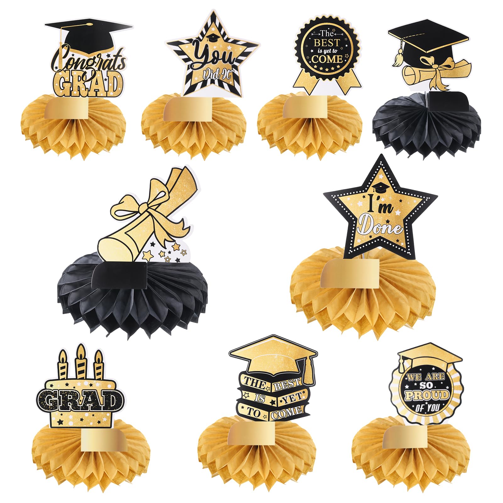 uxcell Class of 2024 Graduation Centerpieces for Tables Decoration ...