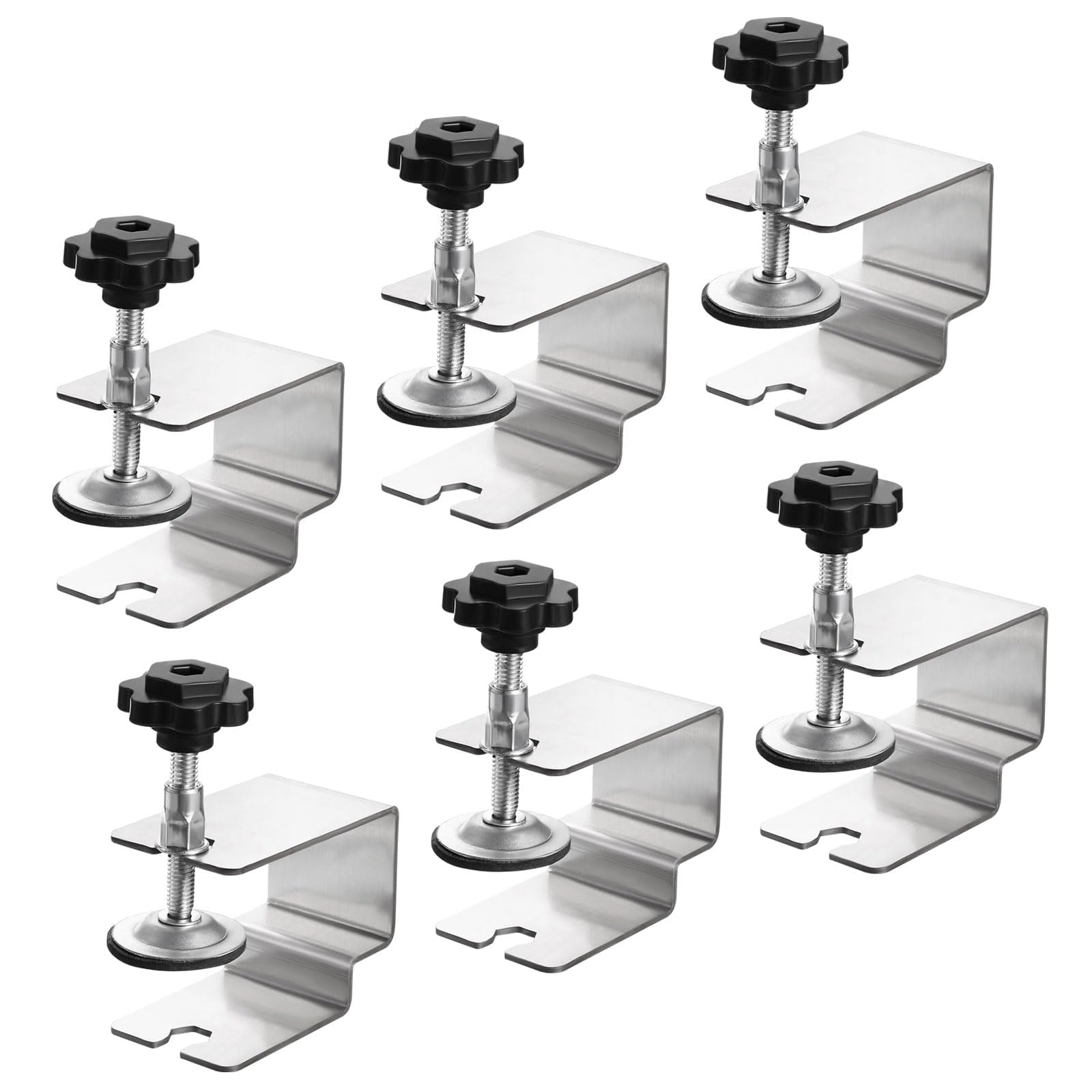 uxcell Drawer Front Installation Clamps, Stainless Steel Cabinet Jig ...