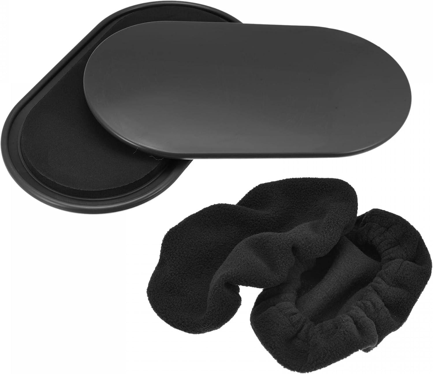uxcell Exercise Core Sliders, Oval Glider Discs with Feet Cover, Dual ...