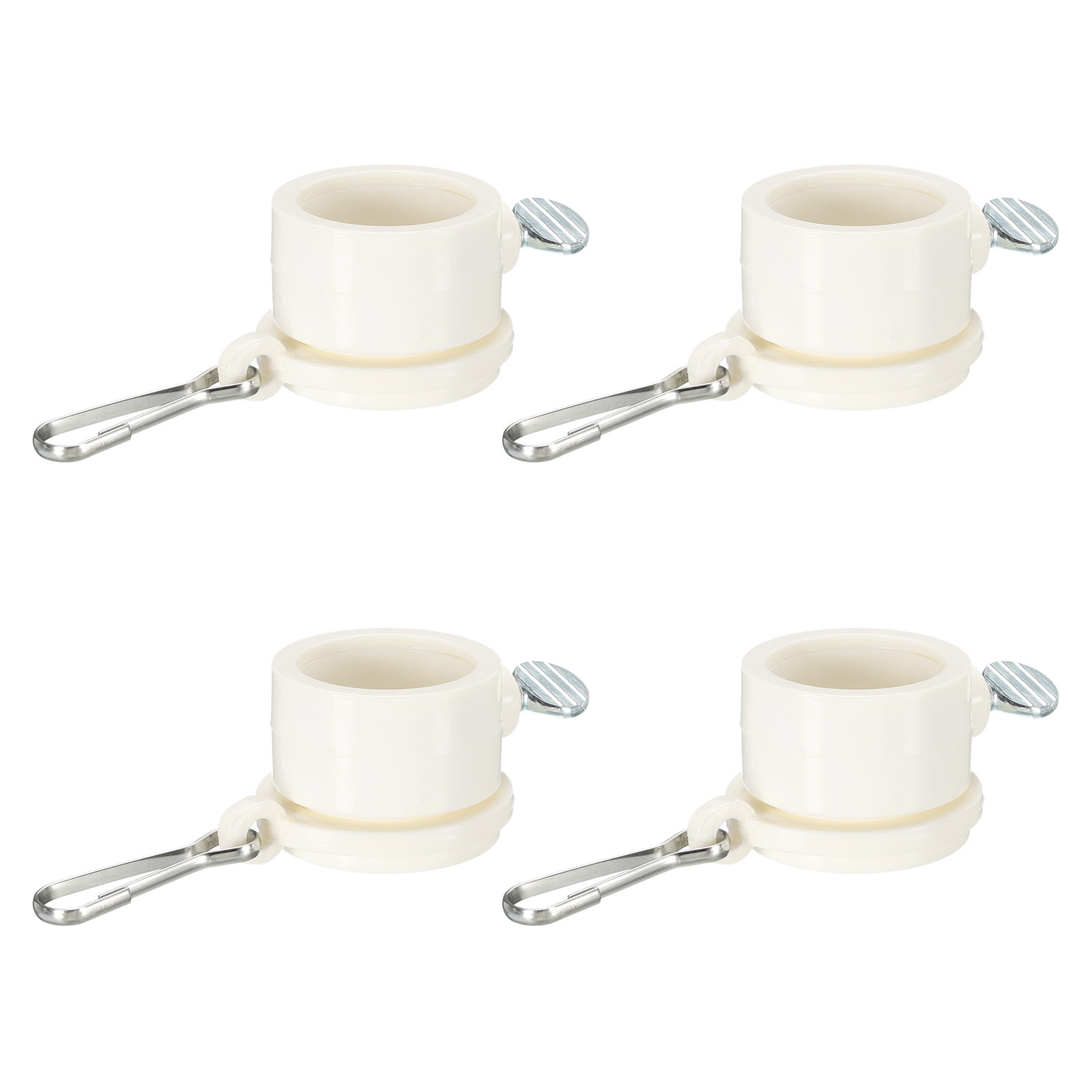 uxcell Flag Pole Rings Mounting Clips Rotating Fasteners 26mm x 27mm ...