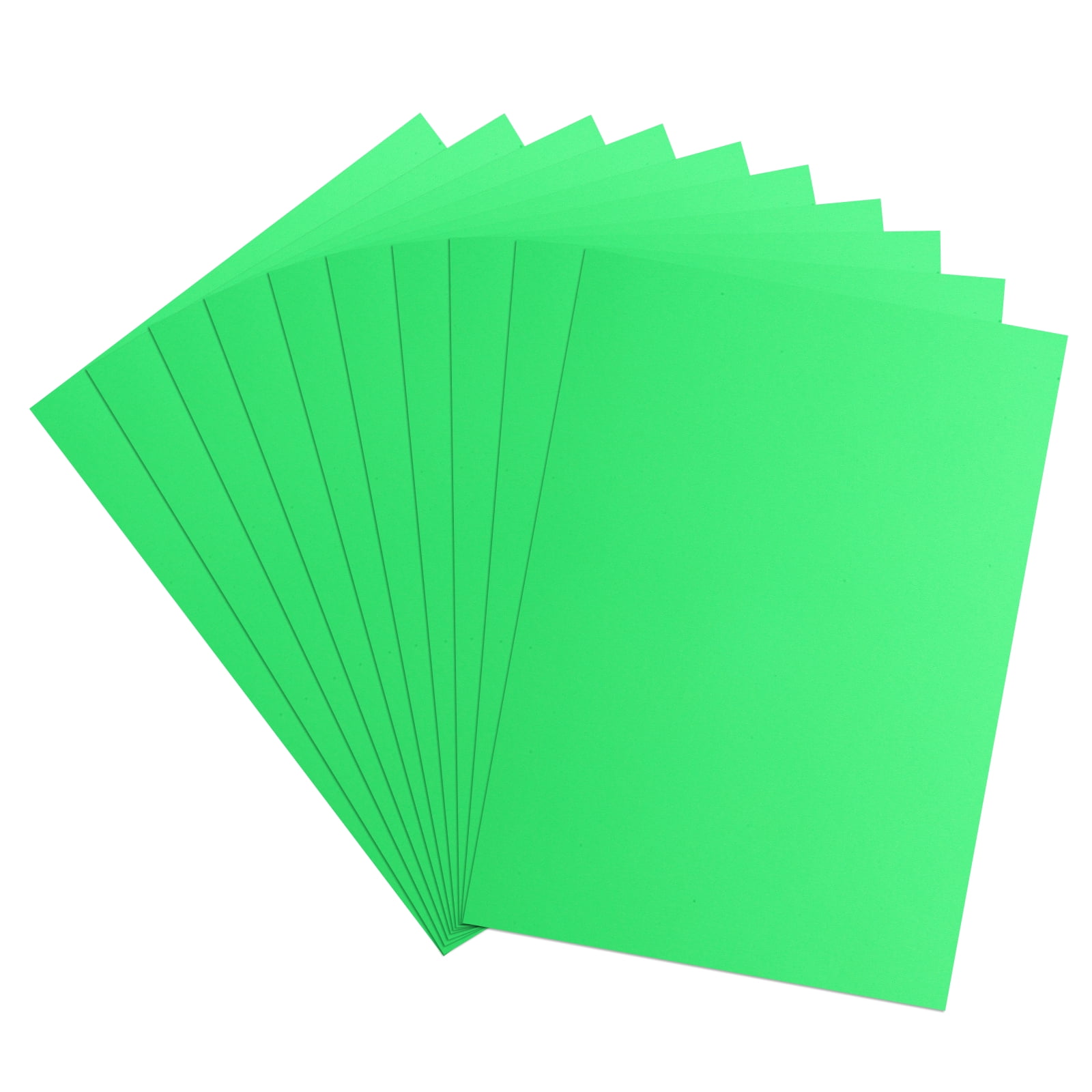 uxcell Glow in The Dark Card 40 Sheets Blank Neon Card Stock 8"x6 ...