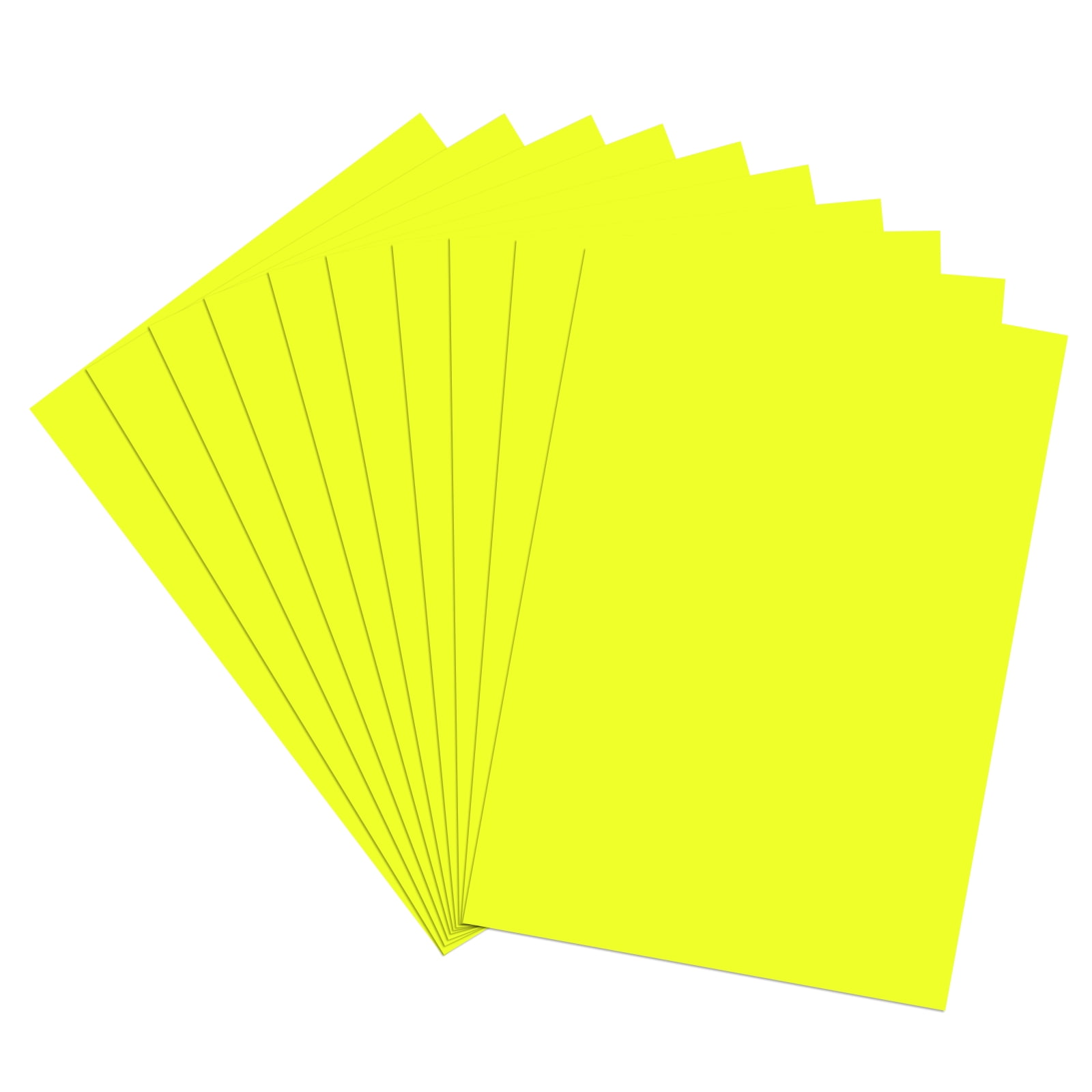 uxcell Glow in The Dark Card 40 Sheets Blank Neon Card Stock 8"x6 ...