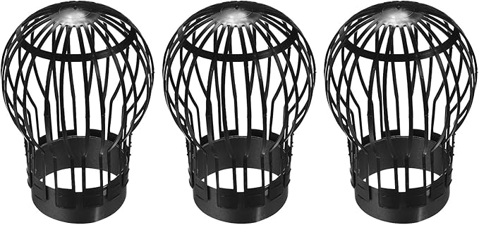 uxcell Gutter Guard, 5 Inch Down Pipe Gutter Balloon Guard Filter ...