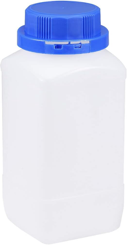 uxcell Plastic Lab Chemical Reagent Bottle 1000ml/34oz Wide Mouth ...