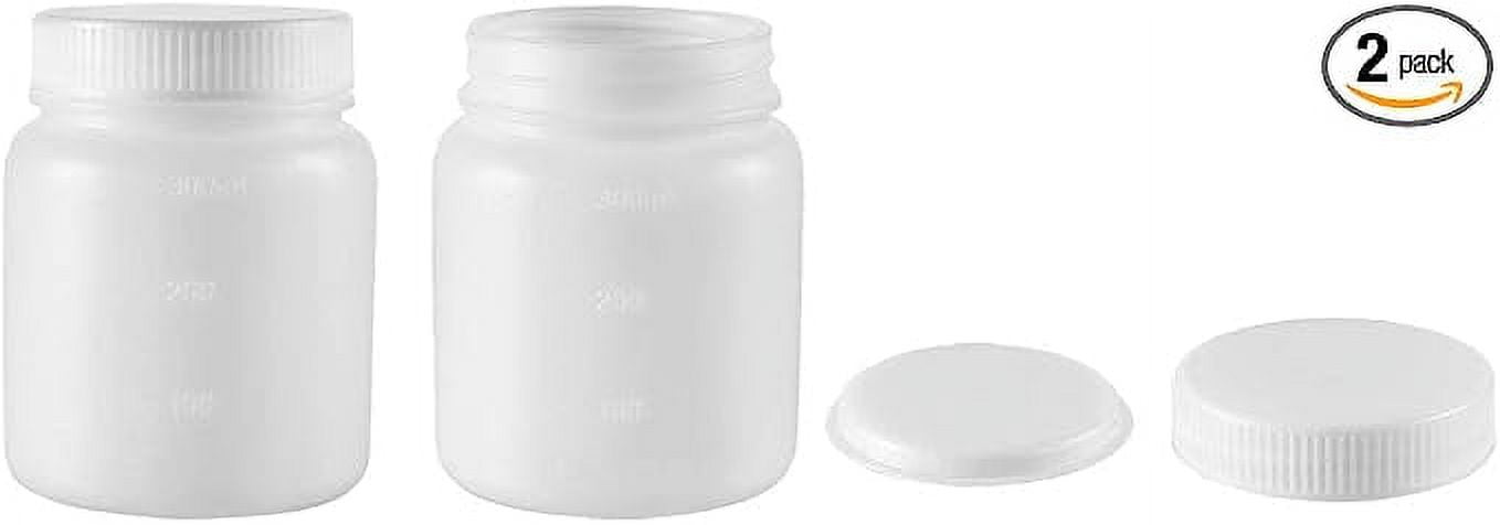 uxcell Plastic Lab Chemical Reagent Bottle 300ml/10oz Wide Mouth Sample ...