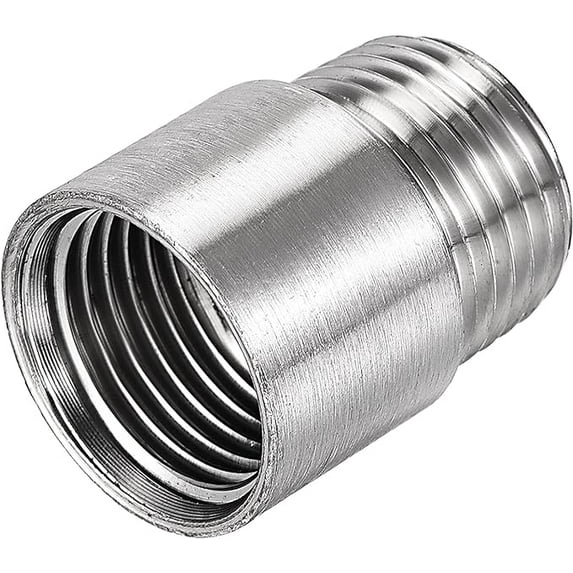 uxcell Shower Head Extension Arm Stainless Steel 1/2PT Male to 1/2PT ...