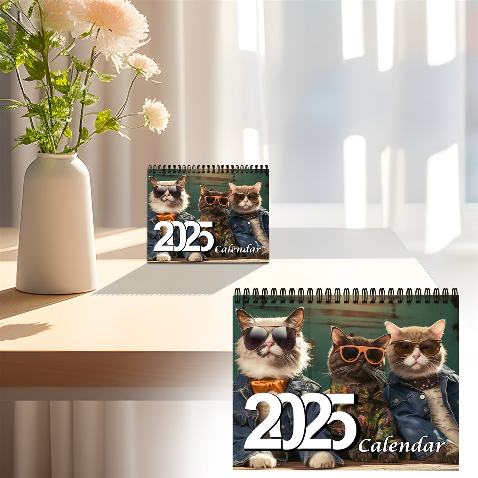 uytogofe 2025 Wall Calendar Calendar 2025 Wall Calendar Cat Full Page ...