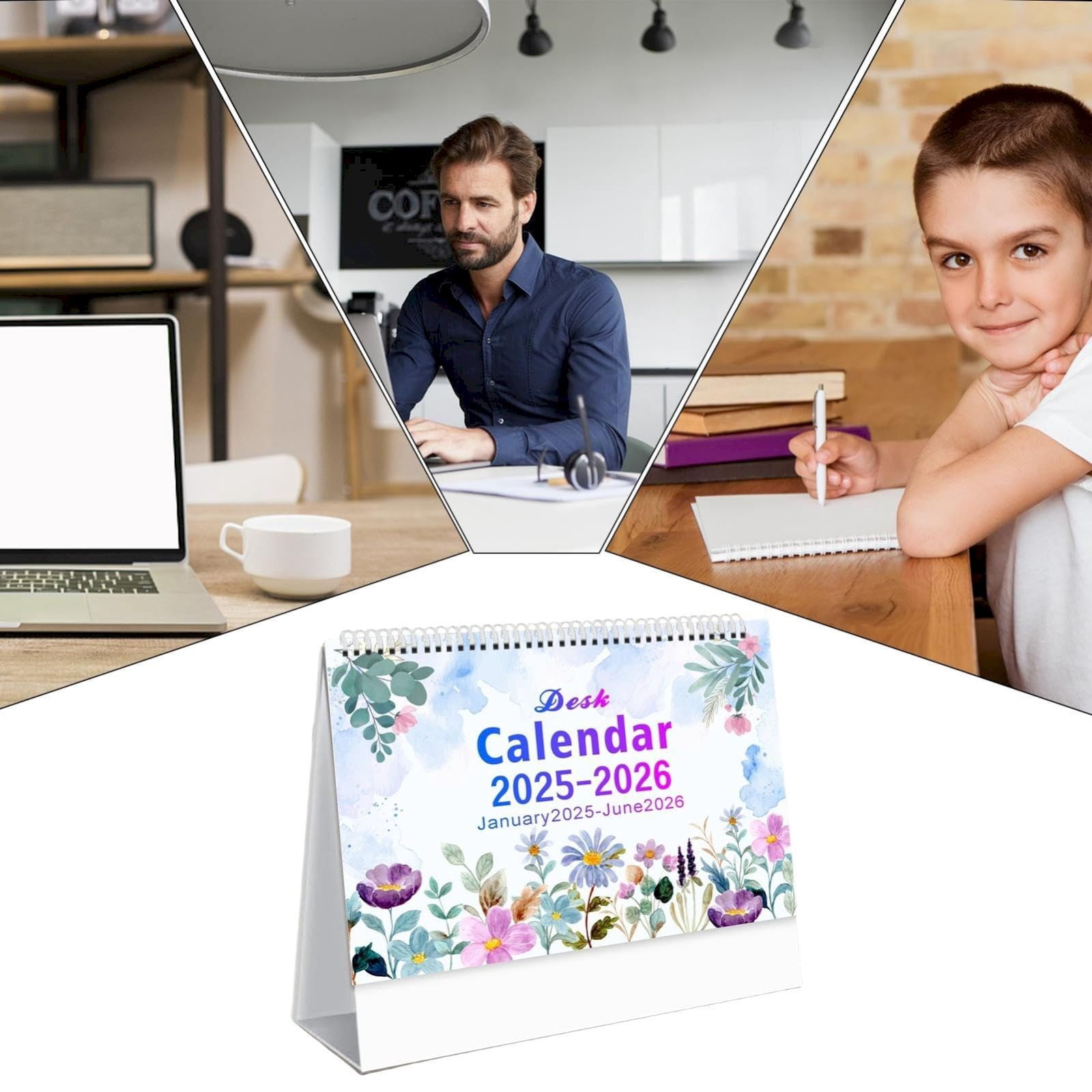 uytogofe Floral Desktop Calendar Art Monthly Calendar | January 2025 ...