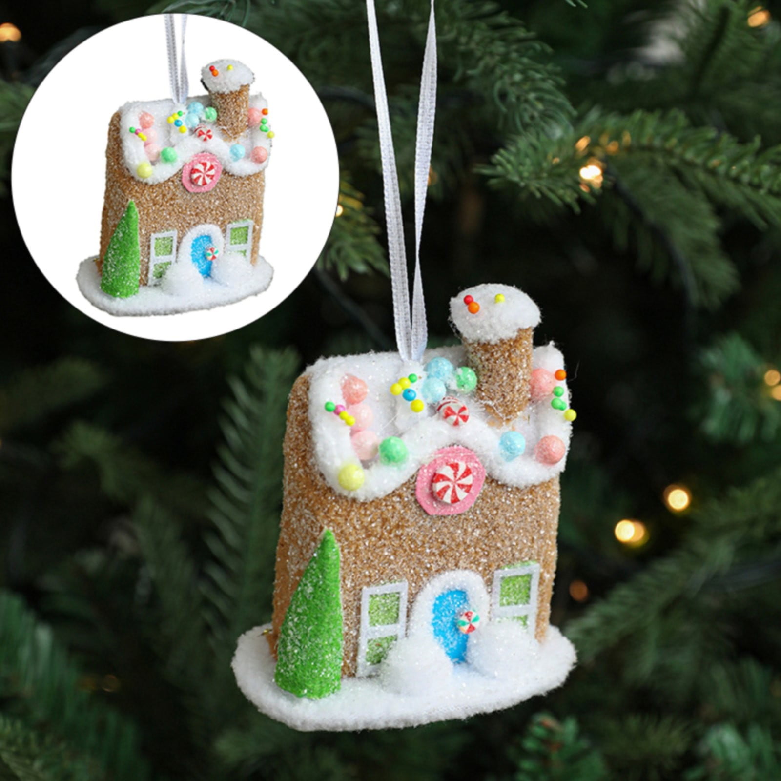 uytogofe Ice Hut Snowman Ornaments Holiday Ice Hut Ornaments For ...