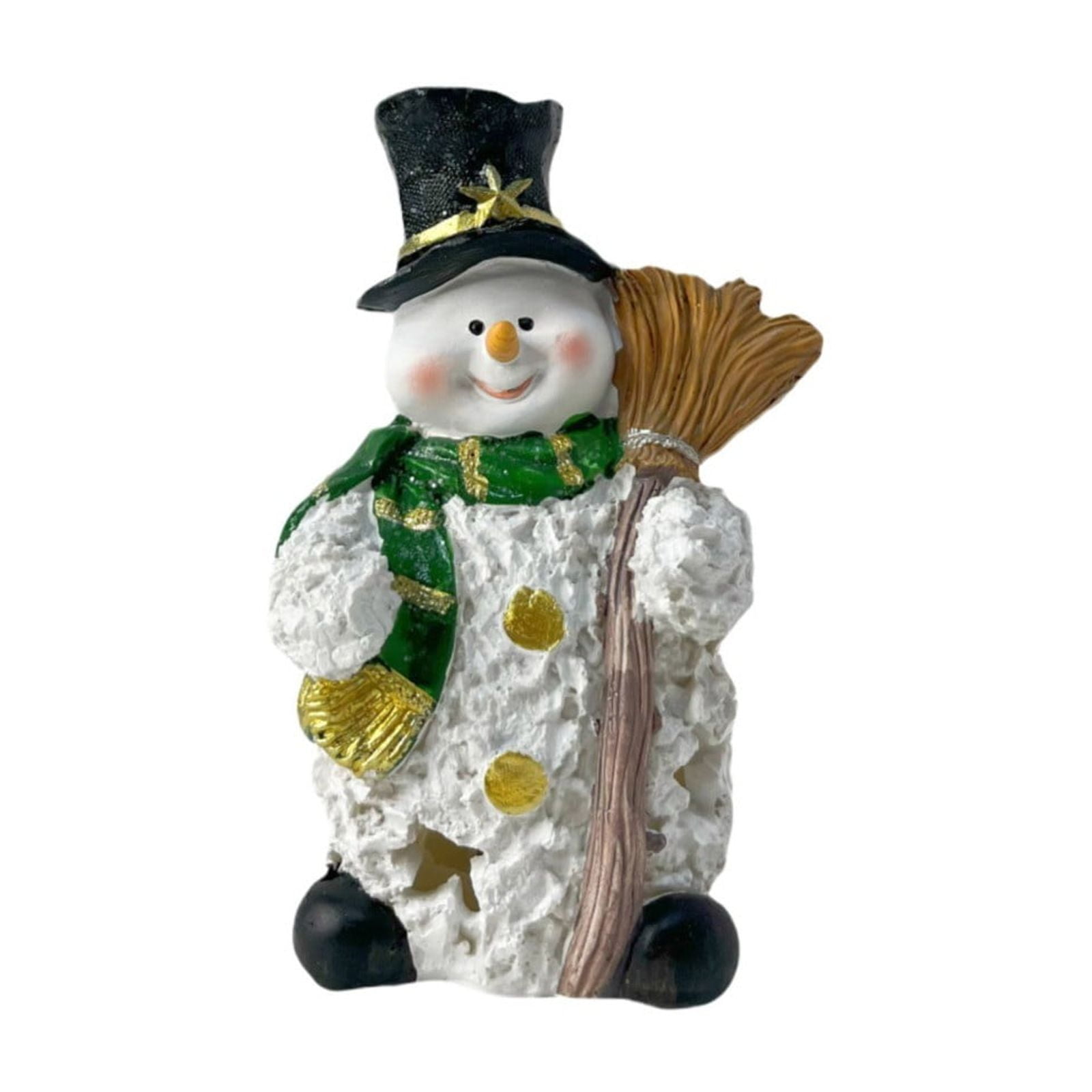 uytogofe Lit Christmas Centerpieces LED Lit Snowmen Tabletop Figurines ...