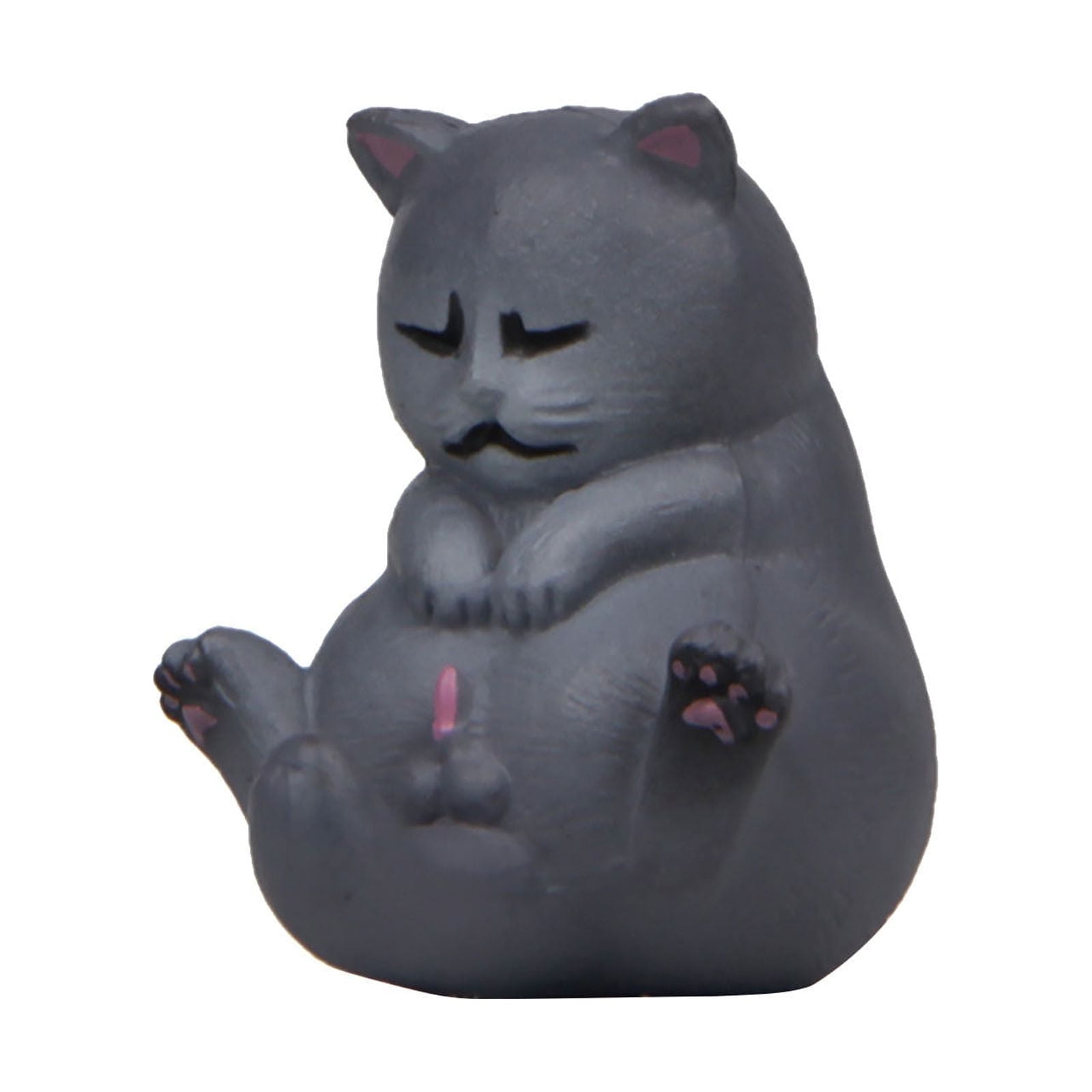 uytogofe Self-healing Warm Cats Round And Simple Sitting Posture Can't ...