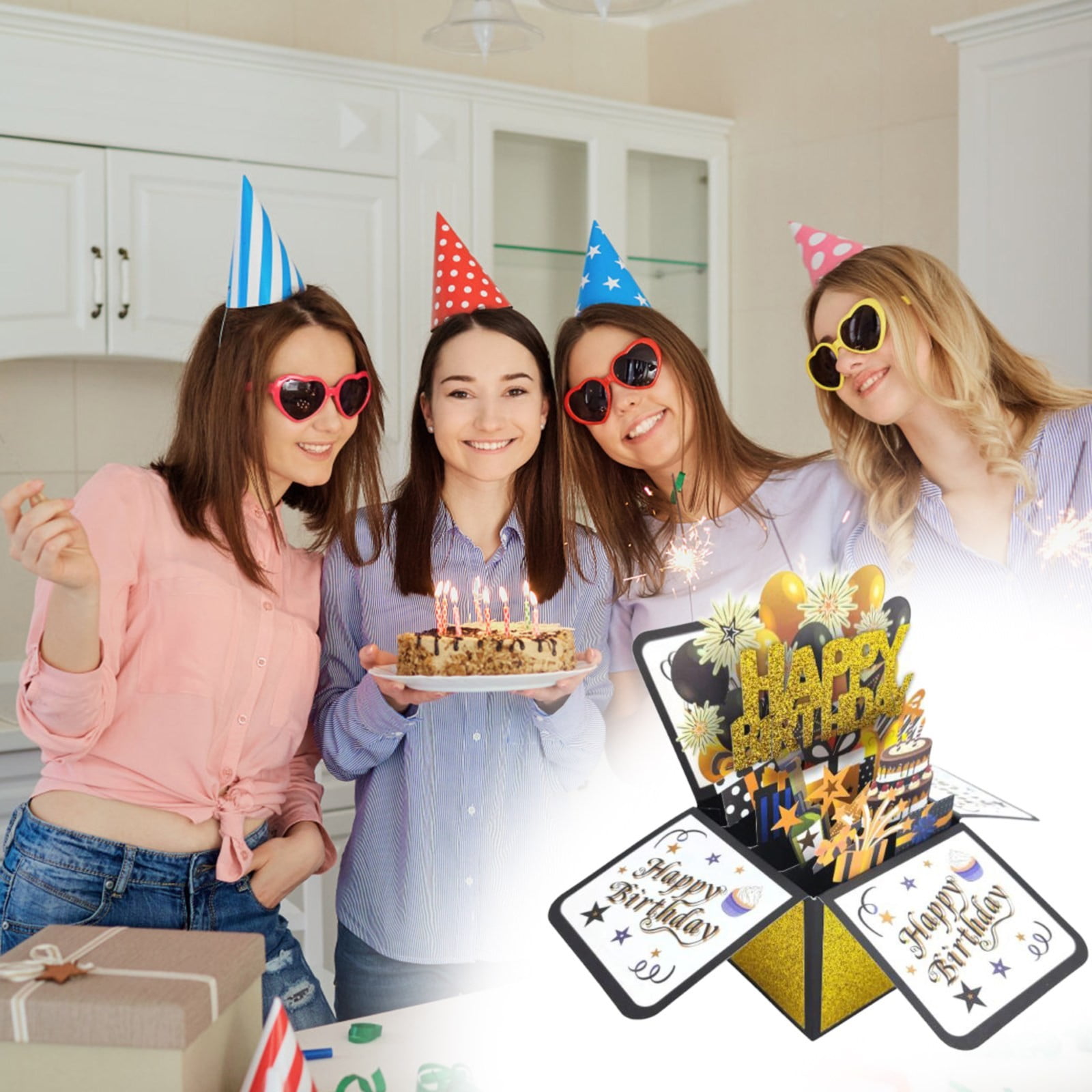 uytogofe Up Card 3D Up Greeting Card for Women Men Funny Birthday for ...