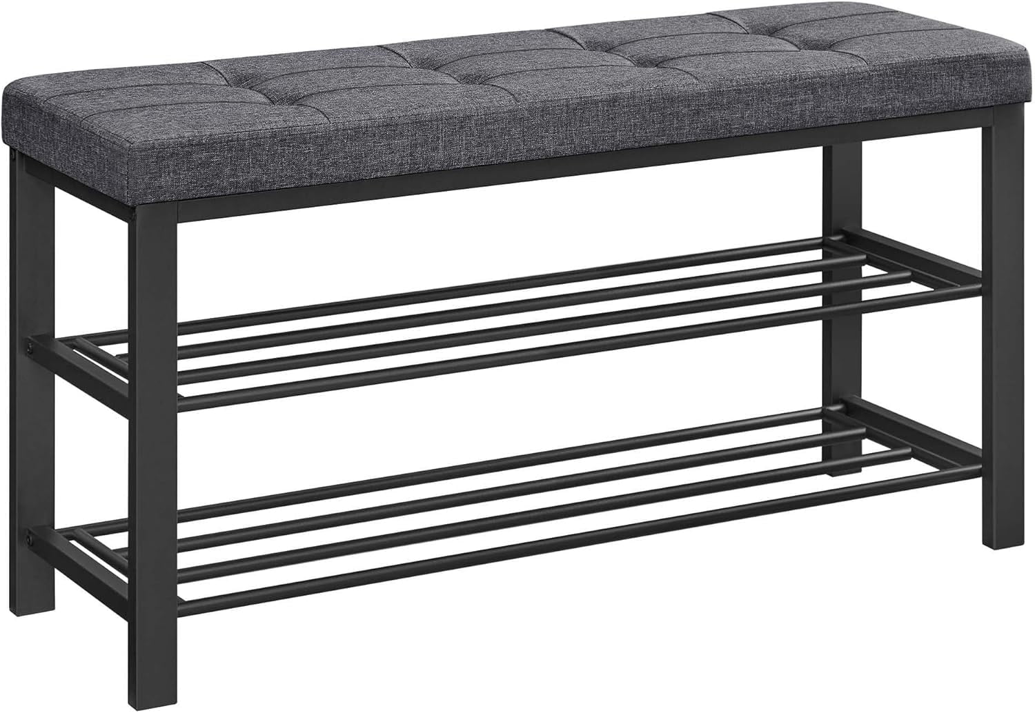 v Shoe Bench, Storage Bench, Entryway Bench with Cushion, Shoe Shelf ...
