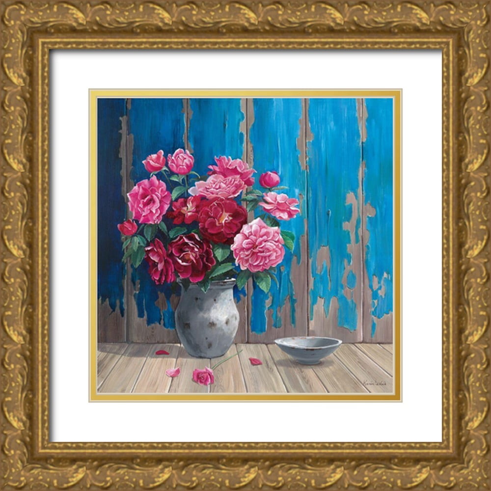 v.d. Valk, Karin 15x15 Gold Ornate Wood Framed with Double Matting ...