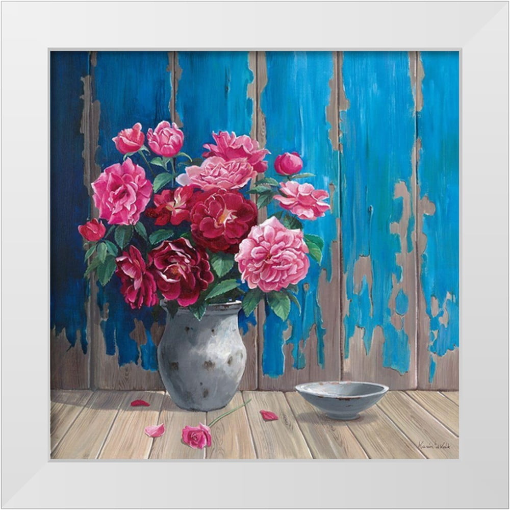 v.d. Valk, Karin 26x26 White Modern Wood Framed Museum Art Print Titled ...