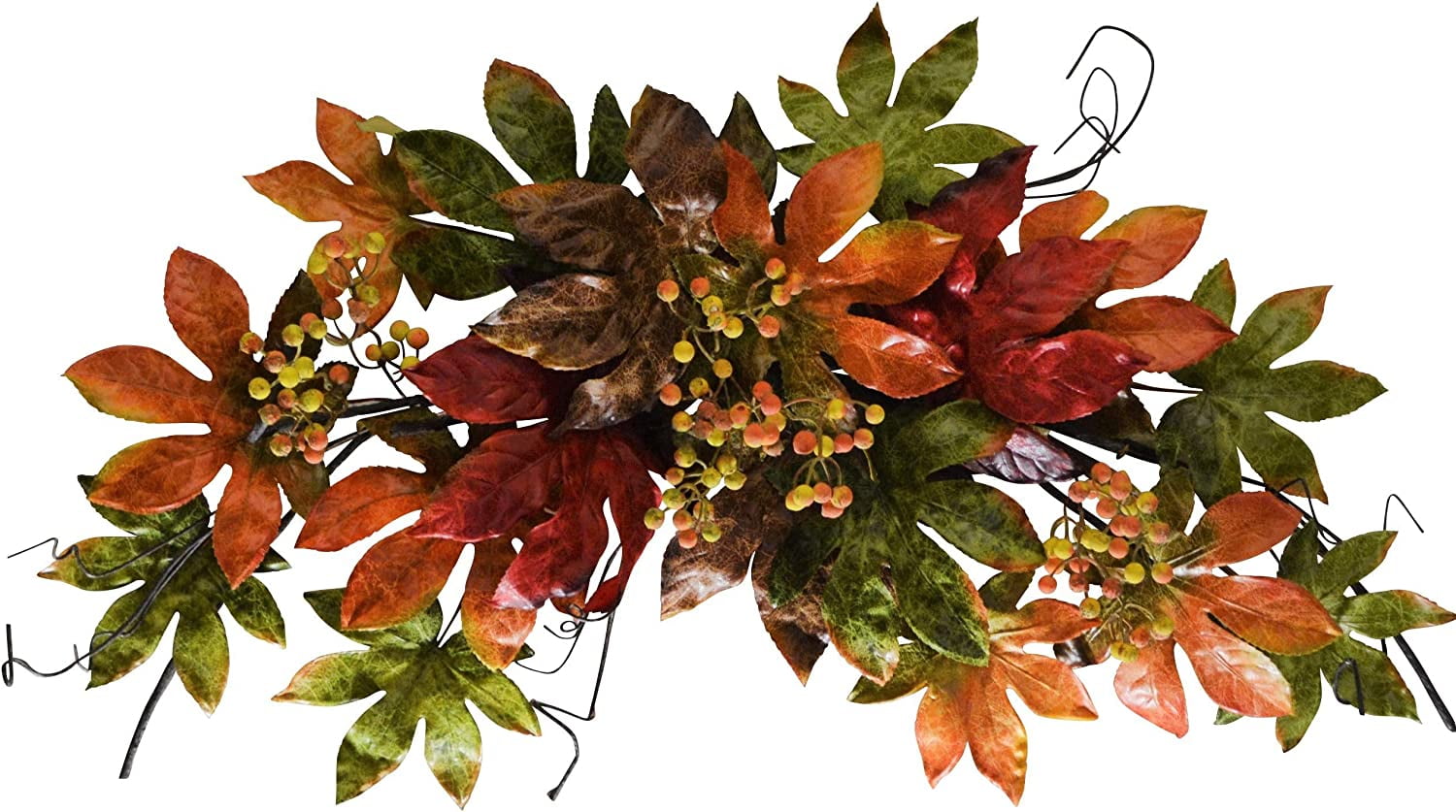 v-max 32" Fall Maple Leaves Swag for Front Door Fall Decor Maple Leaves ...